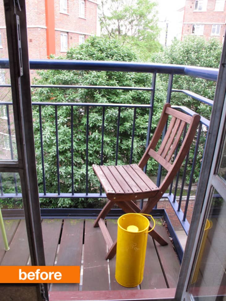 Before & After: My Teeny Tiny English Balcony Upgrade | Apartment Therapy