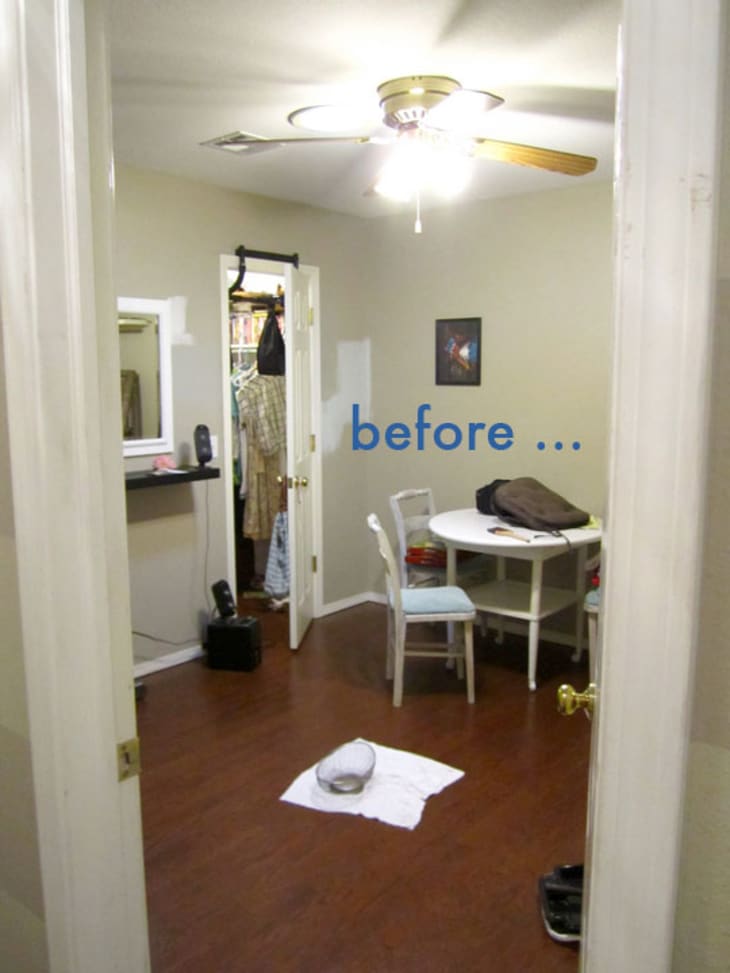 Before & After: From Extra Room to “Artist’s Dojo” | Apartment Therapy
