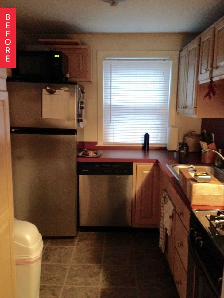 Before & After: A (Mostly) DIY Compact Kitchen Remodel | Apartment Therapy
