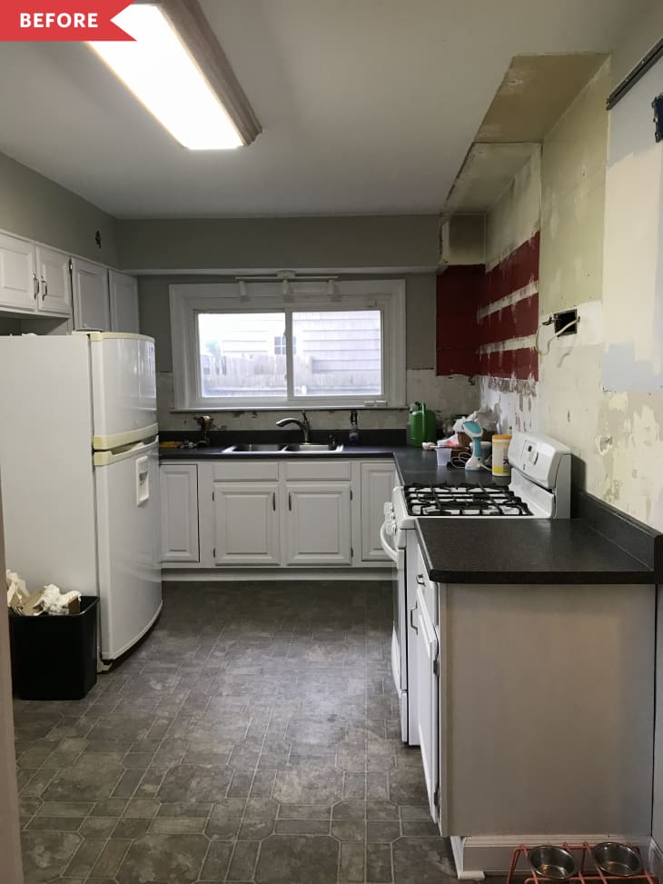 DIY Kitchen Redo - Fixer Upper Style Kitchen Makeover | Apartment Therapy