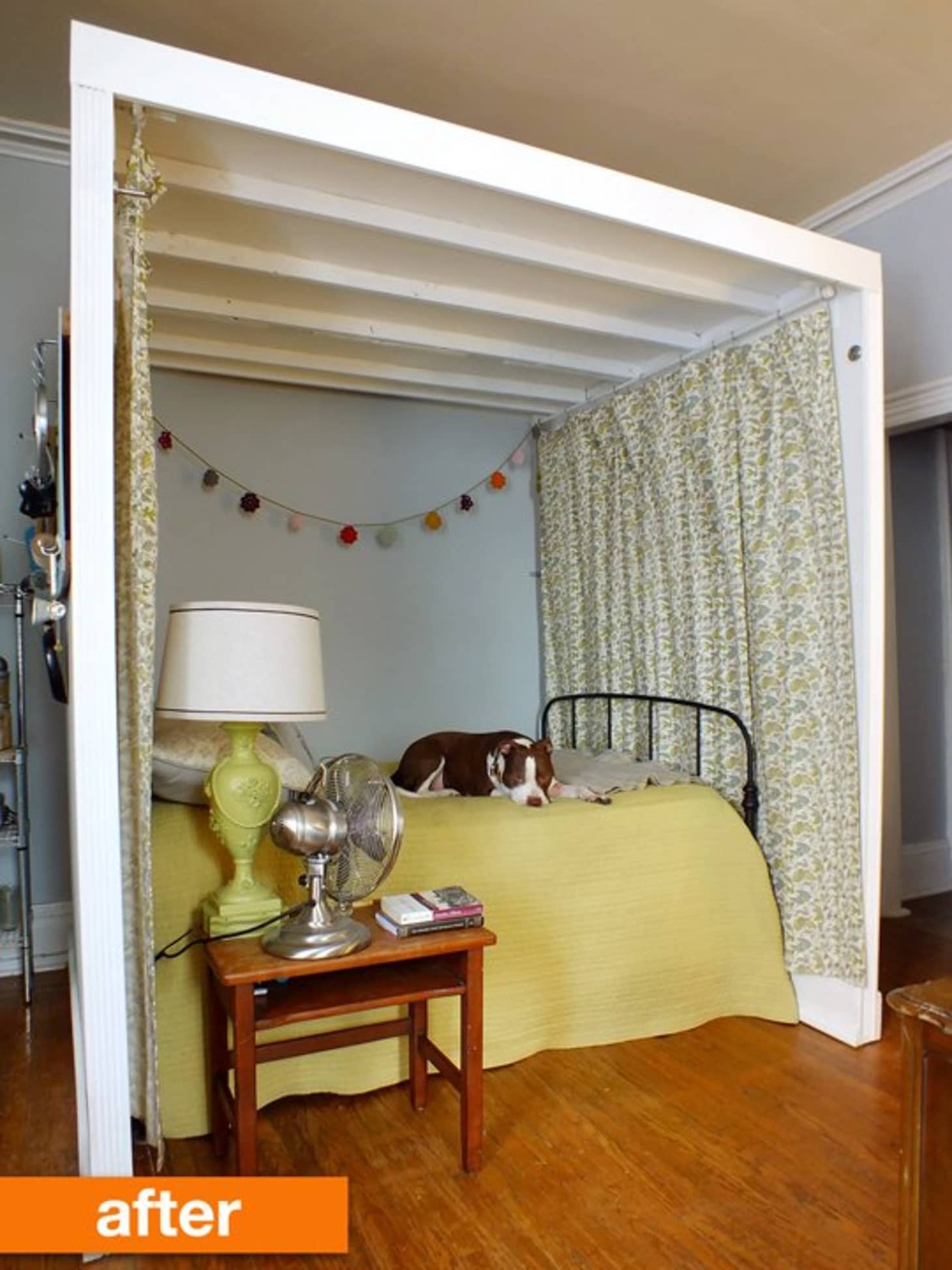 Before & After: Maura’s Smart Studio Sleeping Solution | Apartment Therapy