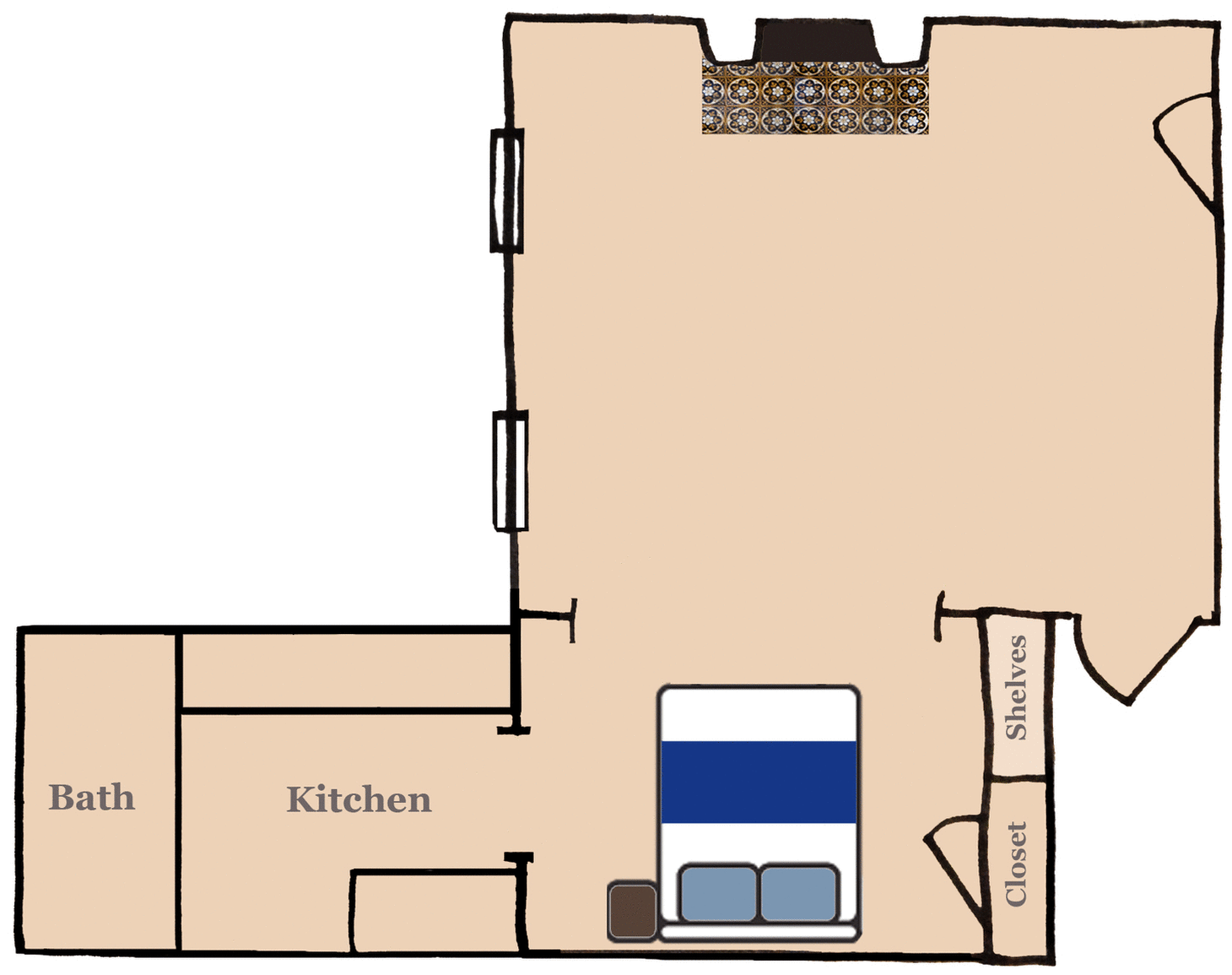 The Evolution of the Perfect Studio Apartment Layout, Illustrated ...