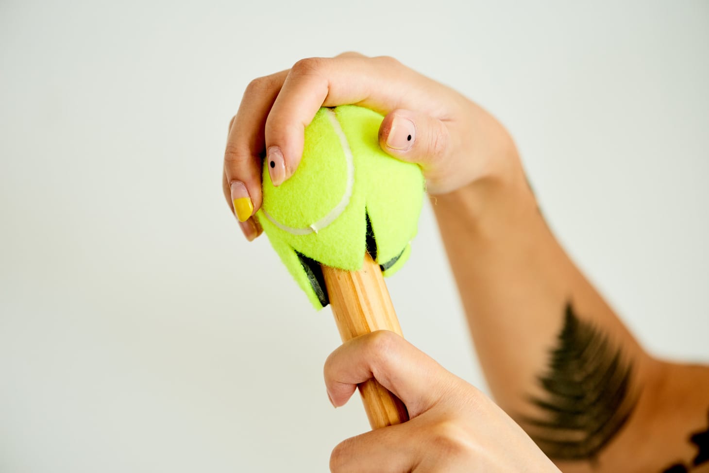 Make a Tennis Ball Scuff Remover With a Broom You Already Own ...
