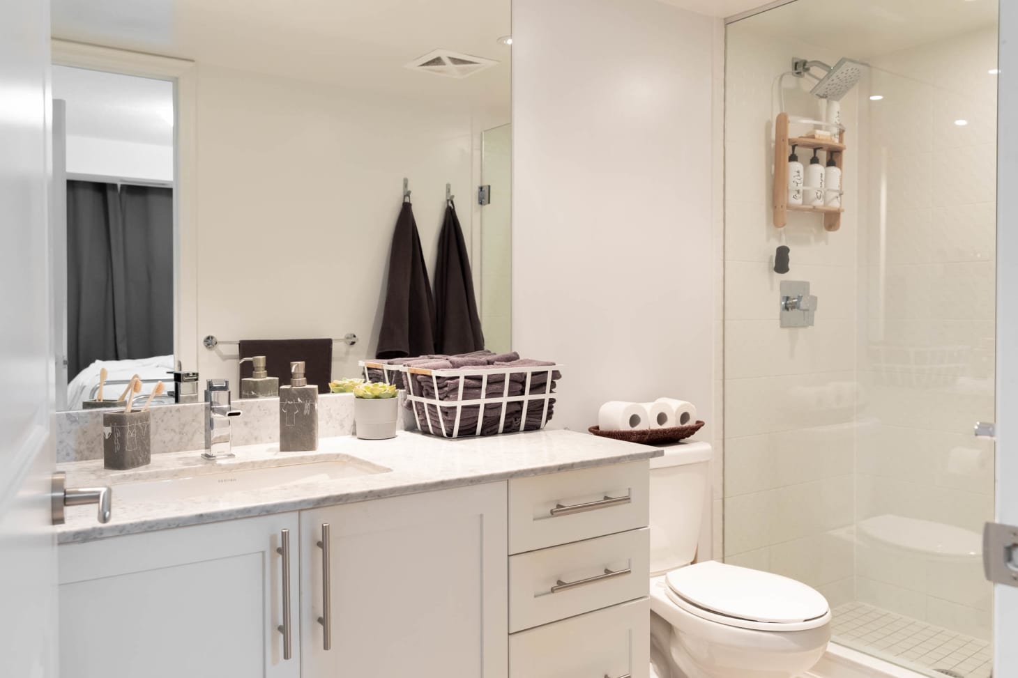 Organizing and Storage Ideas in a Toronto Condo Tour | Apartment Therapy