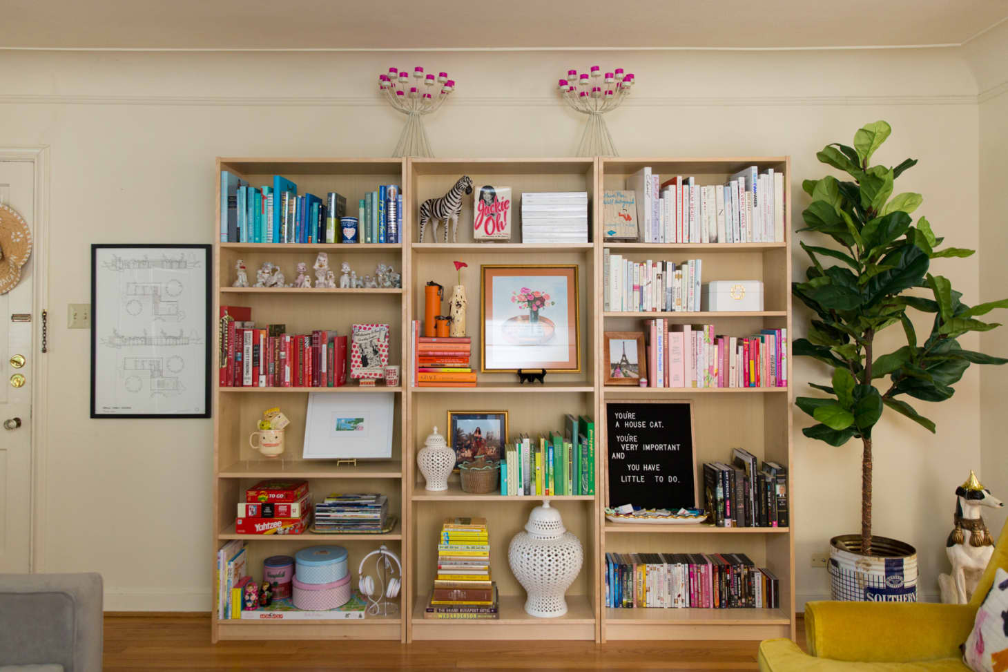 How to Style a Bookshelf - Home Staging Tips | Apartment Therapy