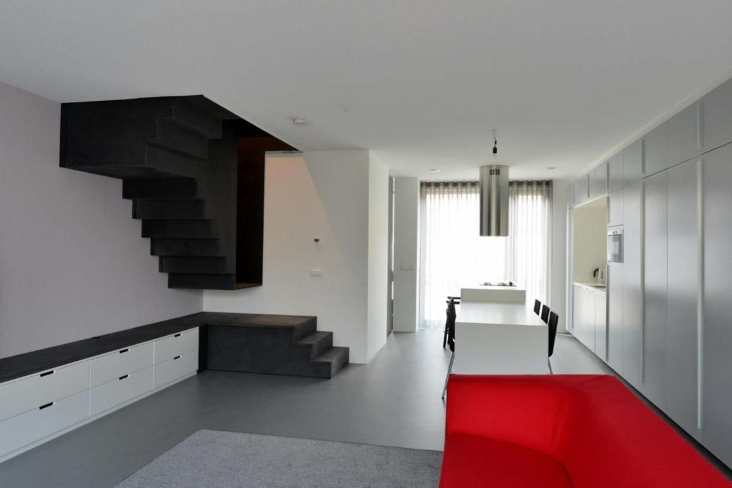 Check Out These Modern Dutch Floating Stairs | Apartment Therapy