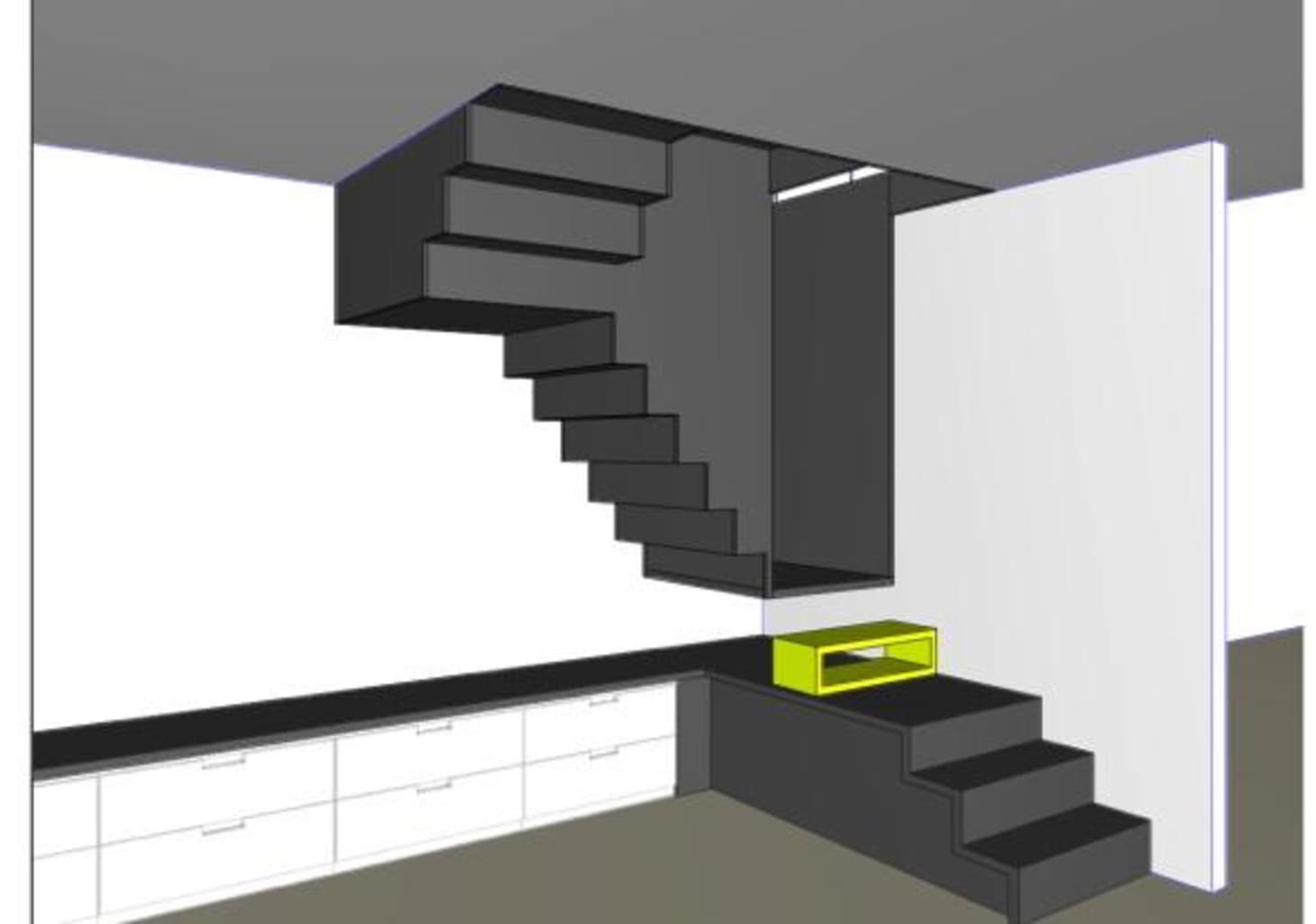 Check Out These Modern Dutch Floating Stairs | Apartment Therapy