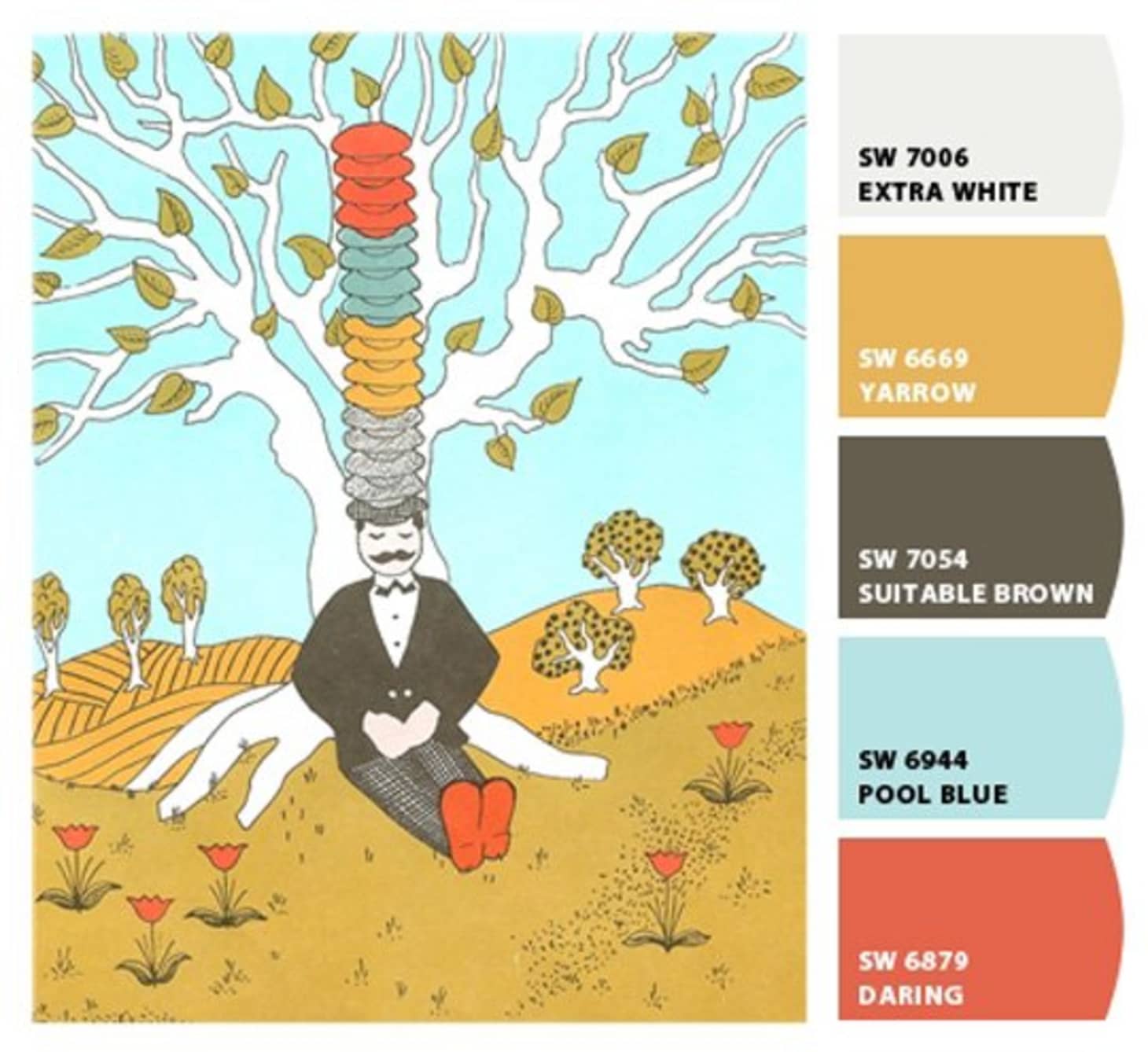 Color Inspiration: 8 Kids Room Paint Palettes Based on Classic Children ...