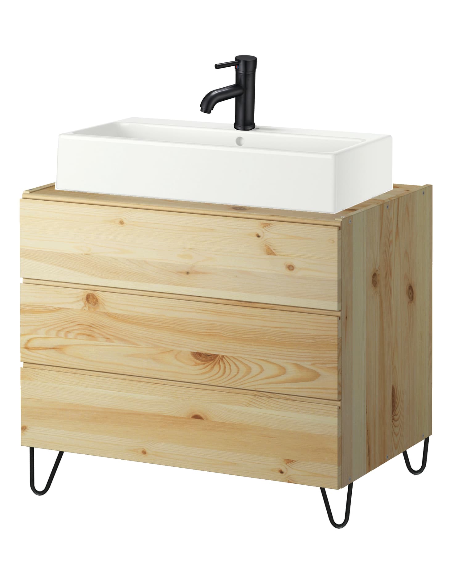 How to Hack IKEA IVAR Storage Into a Bathroom Vanity | Apartment Therapy