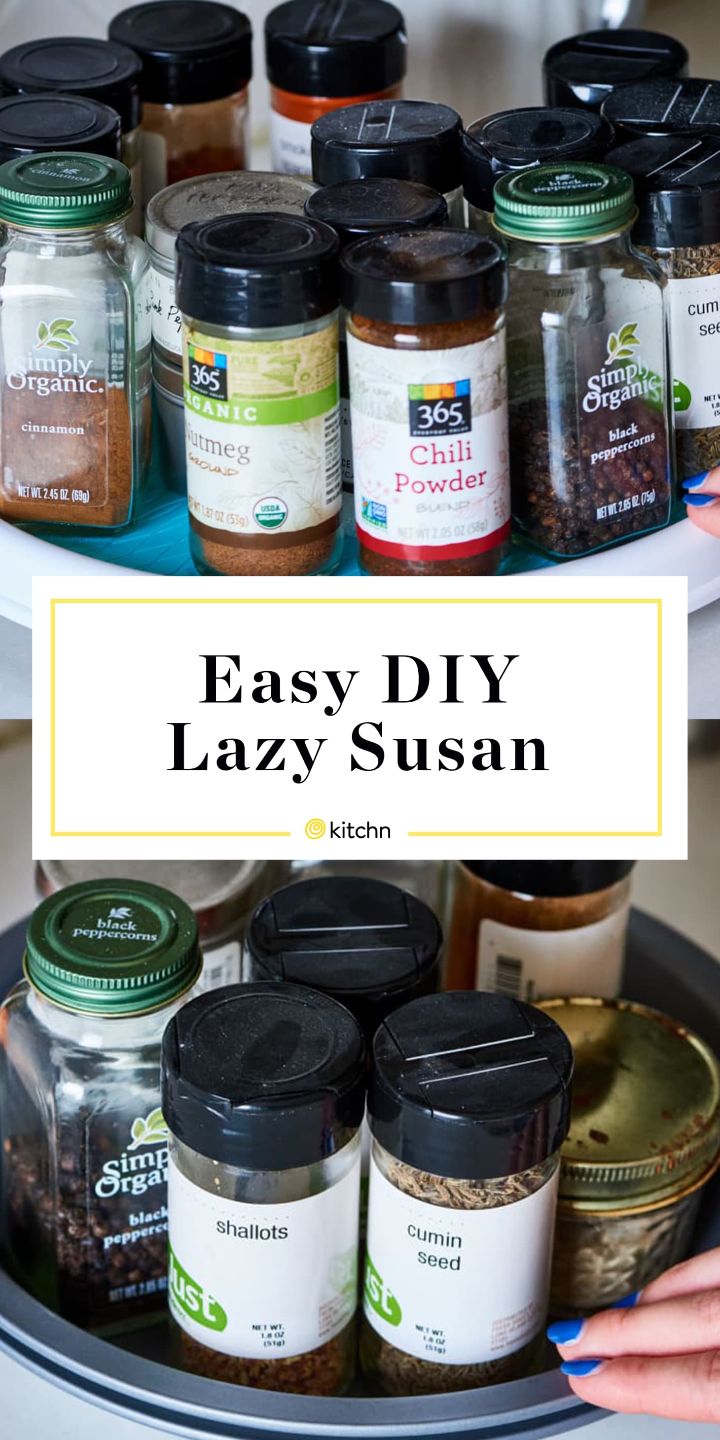 DIY Lazy Susan - Cake Pans | Kitchn