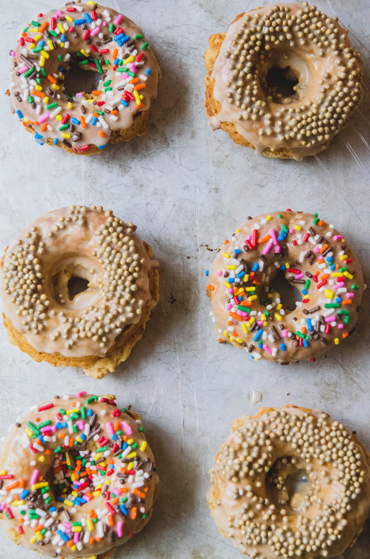 Recipe: Gluten-Free Baked Vanilla Spice Sprinkle Doughnuts | Kitchn