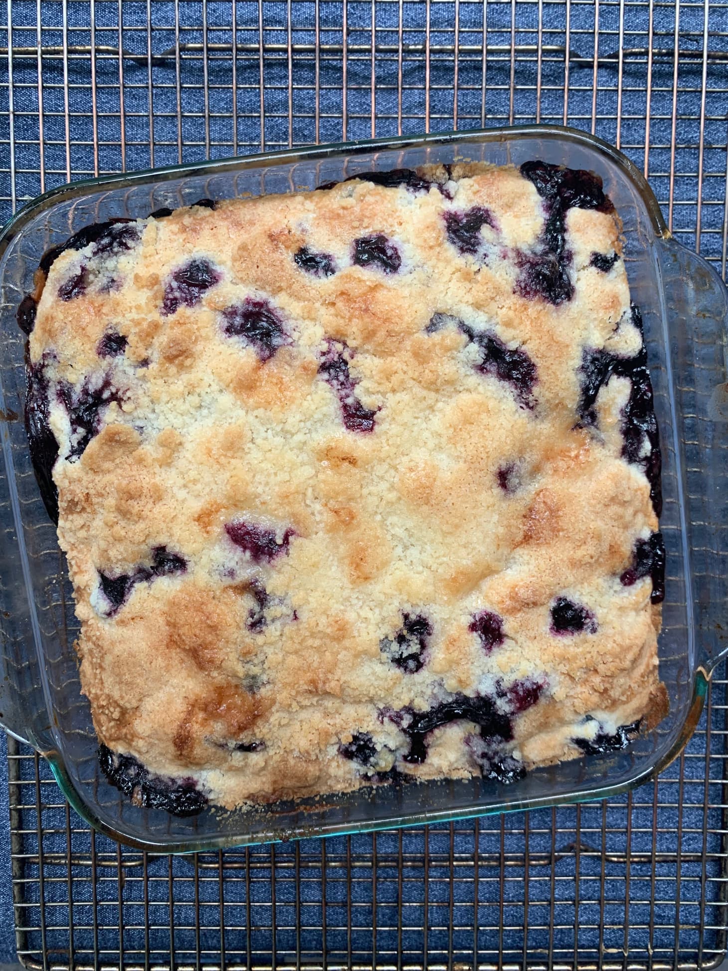 Recipe Review: Alton Brown's Blueberry Buckle | Kitchn