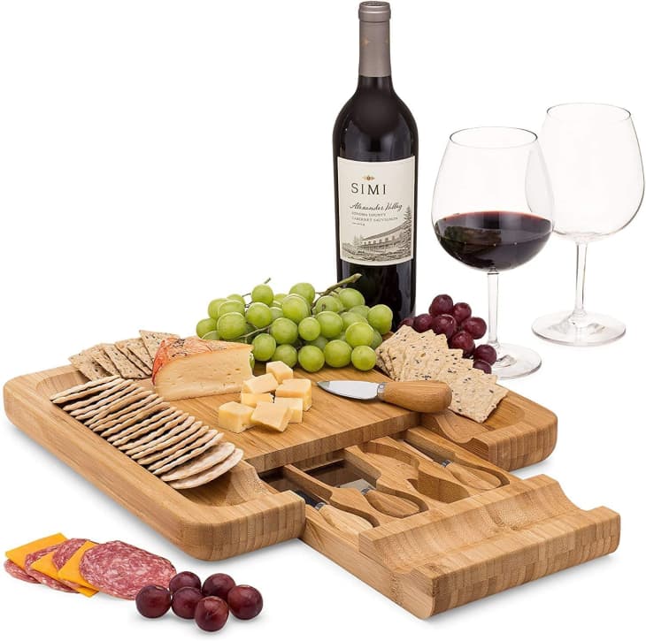 This Bamboo Cheese Board Set From Amazon is Elegant Yet Affordable ...