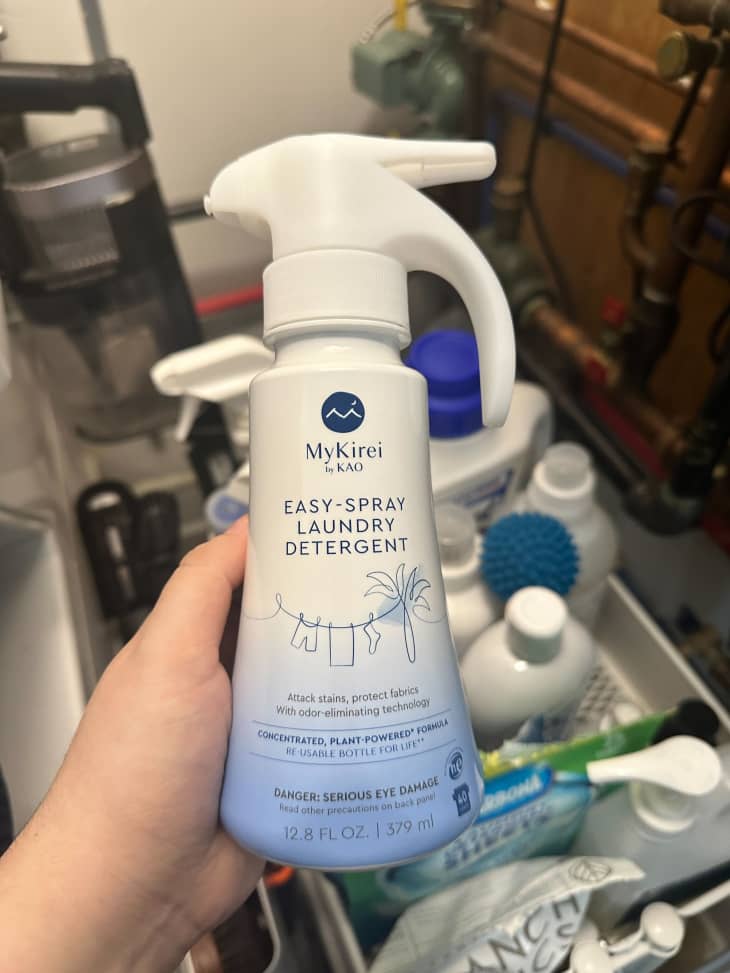 MyKirei Easy Spray Laundry Detergent Review: I Tried It | Apartment Therapy