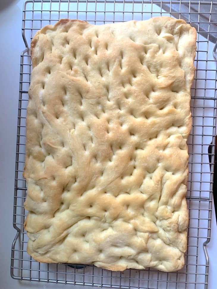 I Tried King Arthur's No-Fuss Focaccia Recipe | The Kitchn