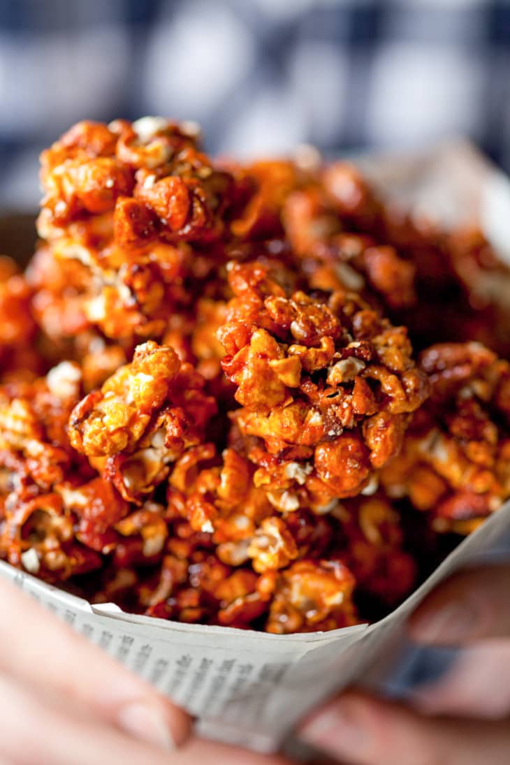 Recipe: Sriracha-Honey Popcorn Clusters from The Kitchn Cookbook | Kitchn