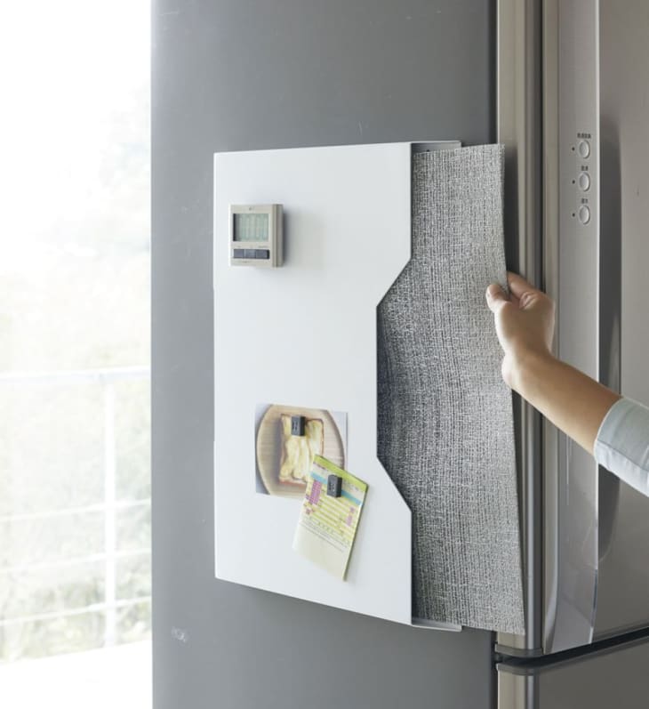 Yamazaki Tower Magnet Placemat Storage Holder: It Makes Space Out Of ...