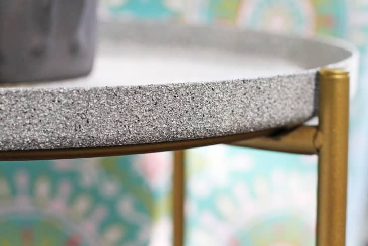 Tutorial: A Granite Spray Paint Table Makeover | Apartment Therapy