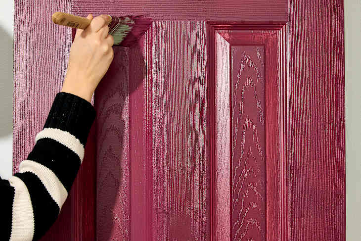 How to Paint a Door Like a Pro (No Removing Necessary!) | Apartment Therapy