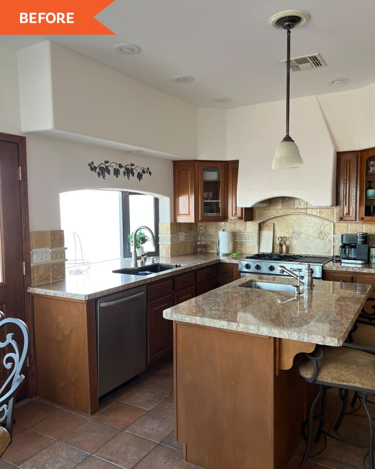 Kitchen Redo with Cabinet Painting Tips - Before and After Photos ...