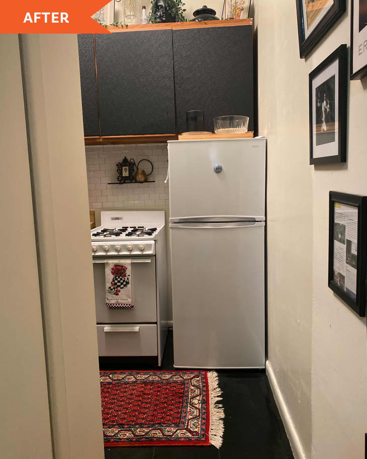 Renter-Friendly Tiny Kitchen Redo for $200 - Before and After Photos ...