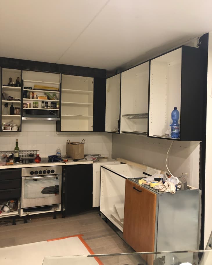 How to Update Dated Kitchen Cabinets for $2,400 | Apartment Therapy