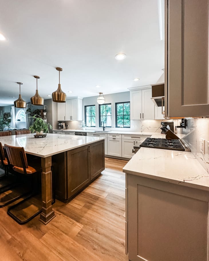 A Dated 1990s Kitchen’s Makeover Features a “Wall of Cabinets” | The Kitchn