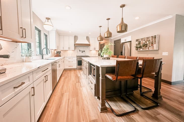 A Dated 1990s Kitchen’s Makeover Features a “Wall of Cabinets” | The Kitchn