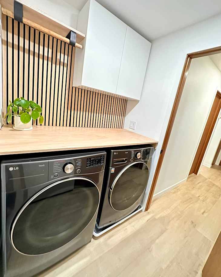 A ‘90s Laundry Room Transforms into a Modern Dream for $250 | Apartment ...