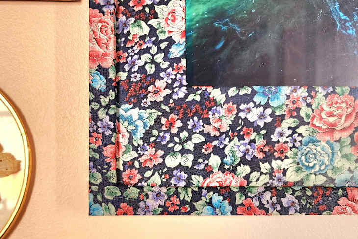 This Is What Happened When I Wrapped Art Frames with Fabric | Apartment ...