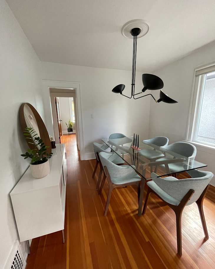 See a “Closed-Off” Dining Room’s MCM-Inspired Renovation | Apartment ...