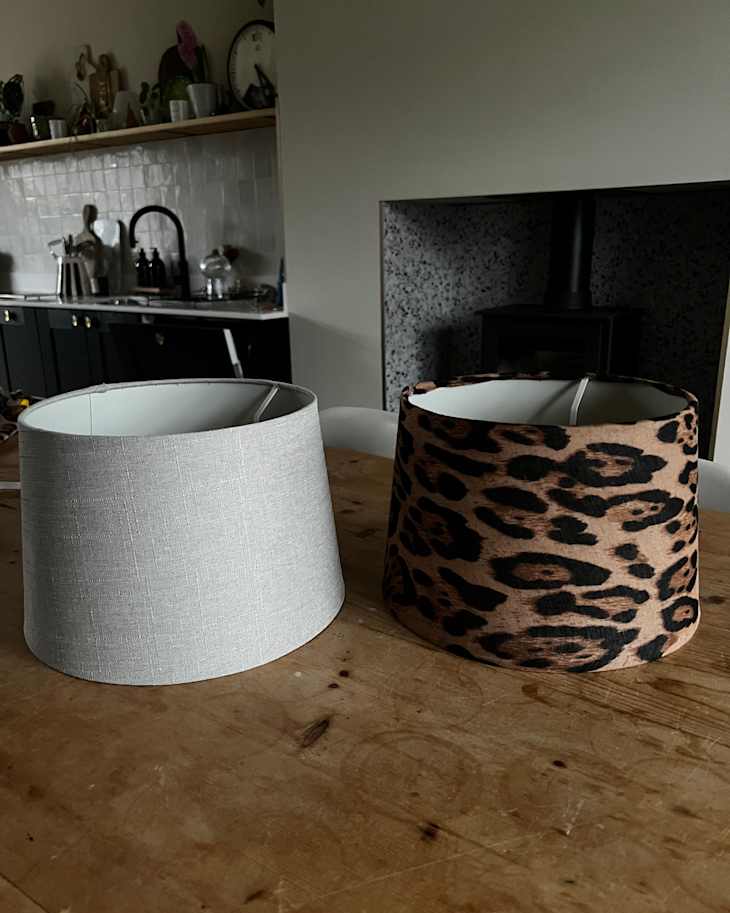 A DIYer Gave Her Lamp a $13 Makeover with a Scarf | Apartment Therapy