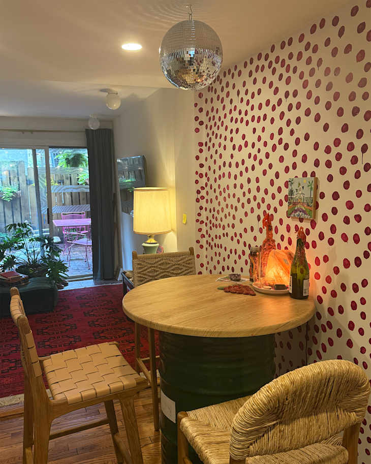 This Dining Room Makeover Was Done with Tampons — Really! | Apartment ...