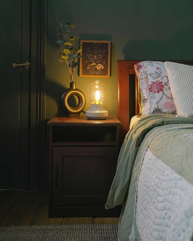 This Bedroom Got a Green Color-Drenched Makeover | Apartment Therapy