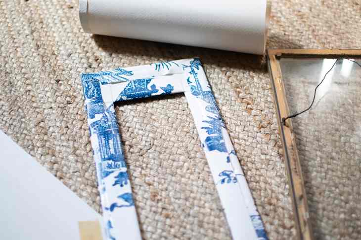 I Added Wallpaper to My Picture Frame — Here’s How It Went | Apartment ...