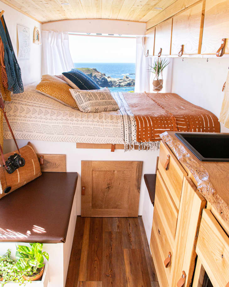 55 Square Foot Converted Van Home Tour Photos | Apartment Therapy