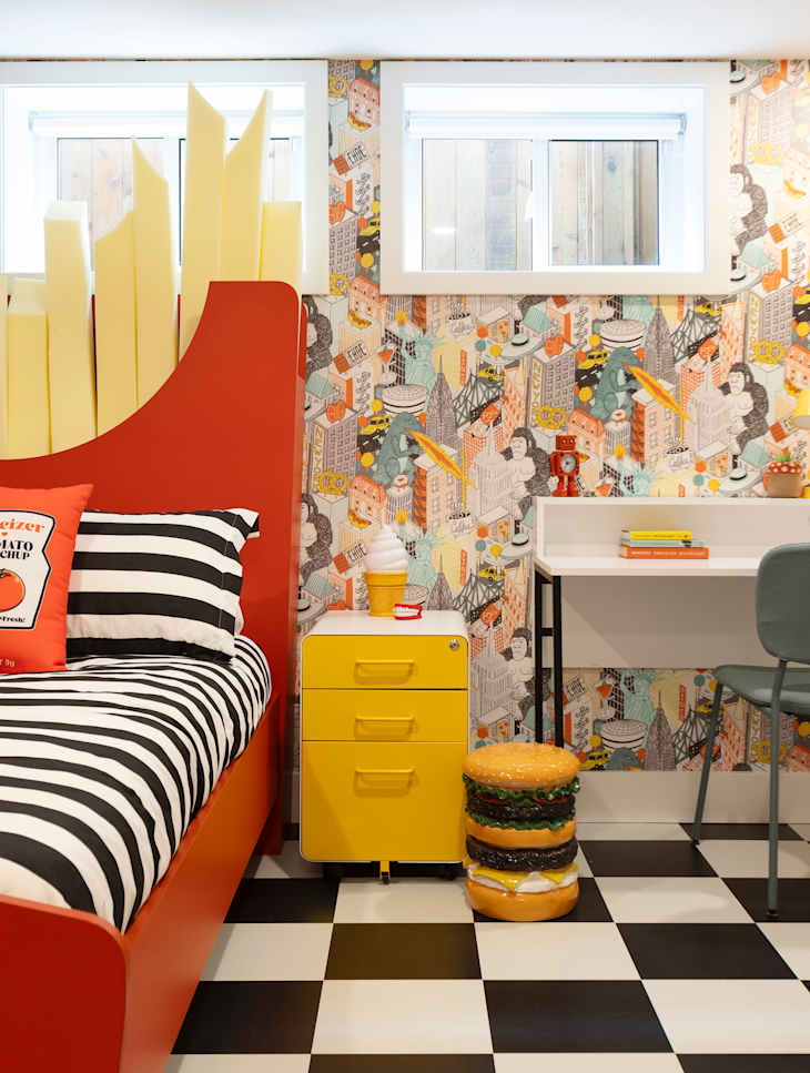 This Kid Has an Awesome French Fry-Inspired Bed (Photos) | Cubby