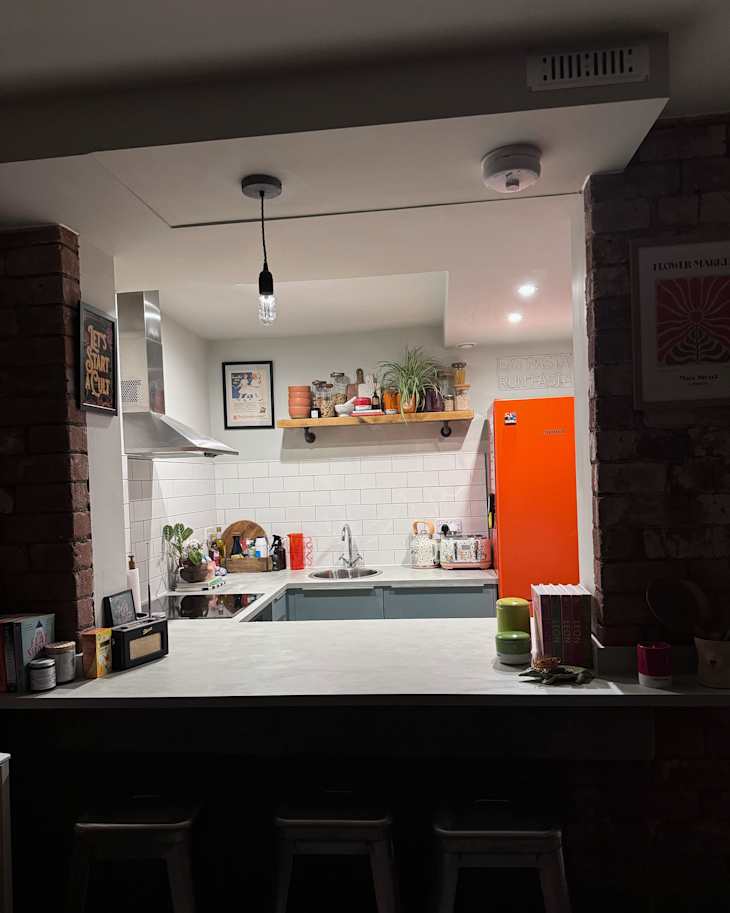 Before & After: Removing Upper Cabinets Refreshed a “Dull” Kitchen ...