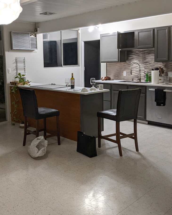 Before & After: “Weathered” Cabinets Get a “Peaceful” Modern Redo ...