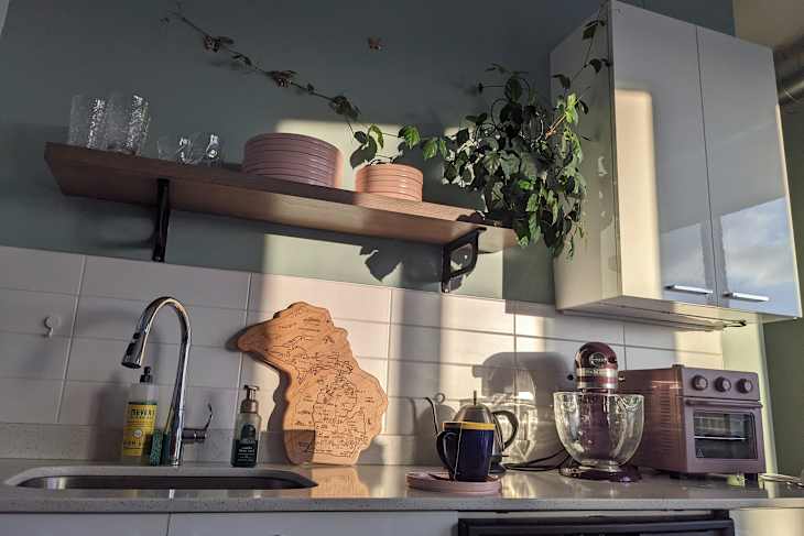 Before & After: An “All-White” Kitchen Gets a Colorful Makeover | The ...