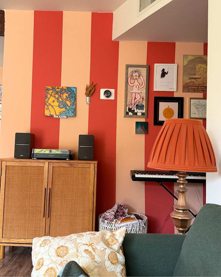 I Transformed My Hallway with Bold Striped Paint (for $100 ...