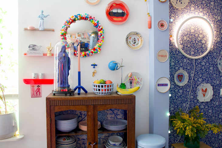 Tour a Colorful Dutch Home With a Unique Interior Door | Apartment Therapy