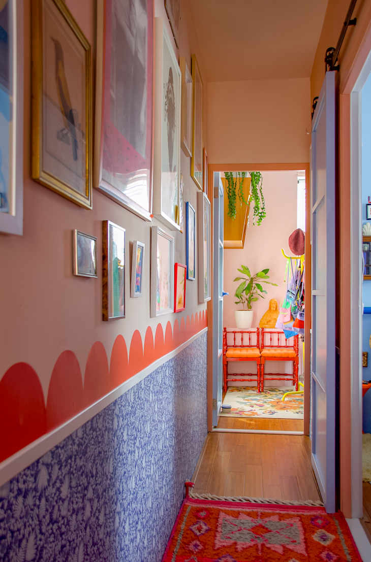 Tour a Colorful Dutch Home With a Unique Interior Door | Apartment Therapy