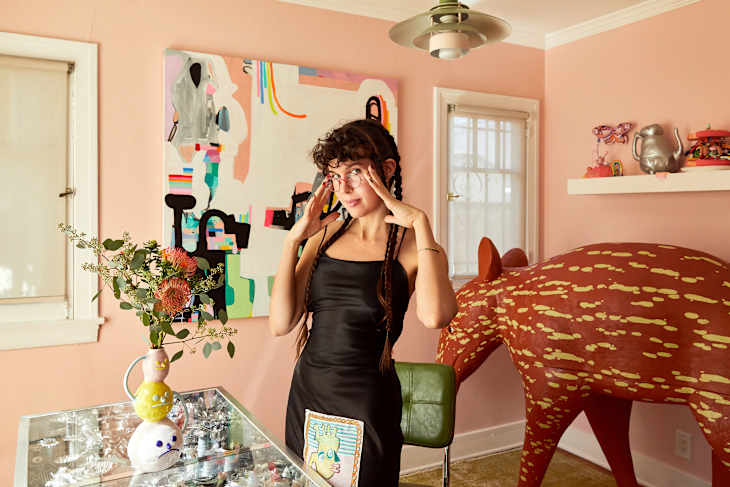 See Inside a Pasadena Bungalow Filled With Surreal Art | Apartment Therapy