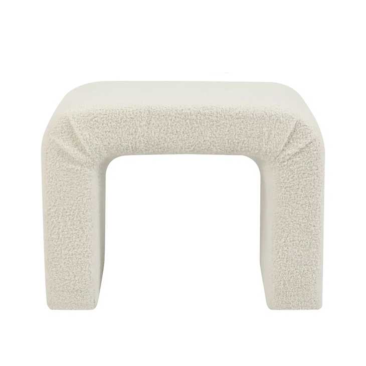 Aldi’s $40 Bouclé Waterfall Ottoman Is Gorgeous | Apartment Therapy