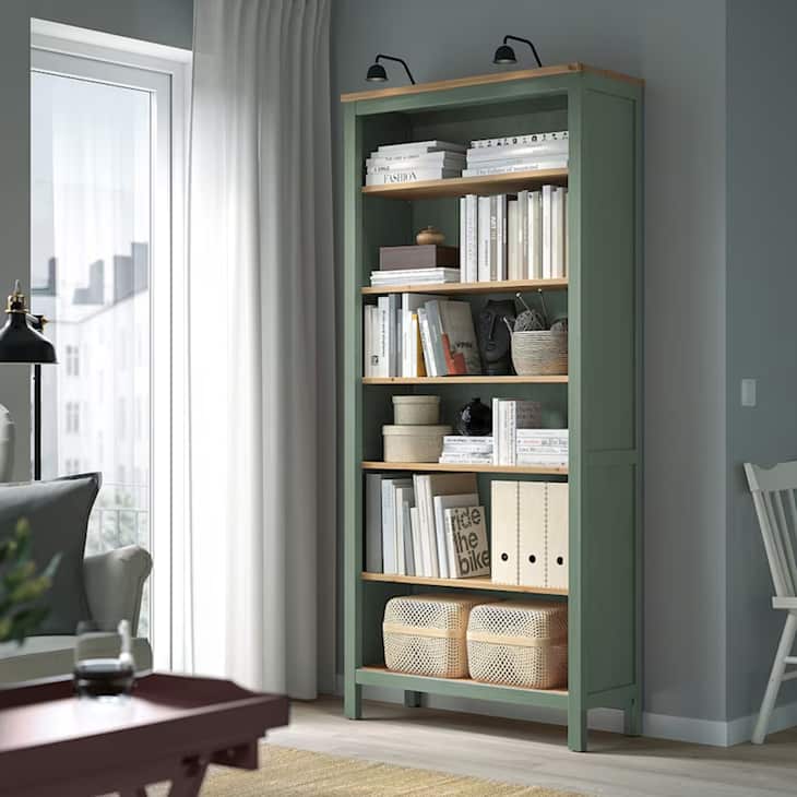 IKEA’s Best-Selling HEMNES Bookcase Now Comes in a New Color ...