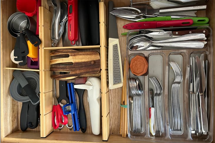 A Pro Organizer Decluttered My Cluttered Kitchen Drawer | The Kitchn