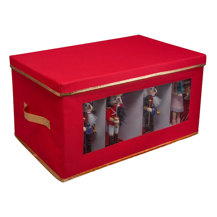 Michaels Storage Gem for Nostalgic Christmas Figurines | Apartment Therapy
