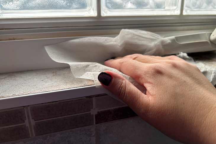 A Brilliant Trick for Keeping Surfaces Dust-Free | The Kitchn