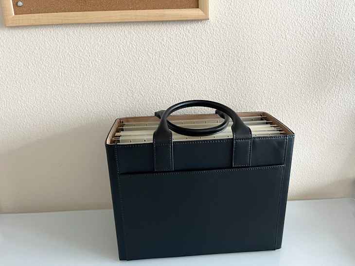Levenger Portable File Tote: A Review with Photos | Apartment Therapy